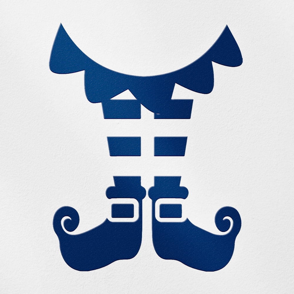 Transparent Decal Stickers Of Girl Legs (Navy Blue) Premium Waterproof ...
