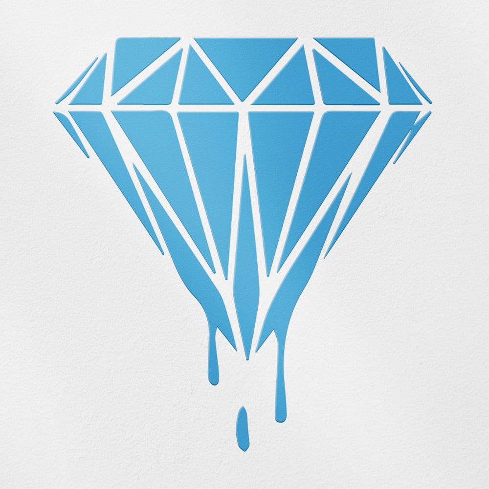 Transparent Decal Stickers Of Holodiamond Drip Dripping Diamond Drip ...