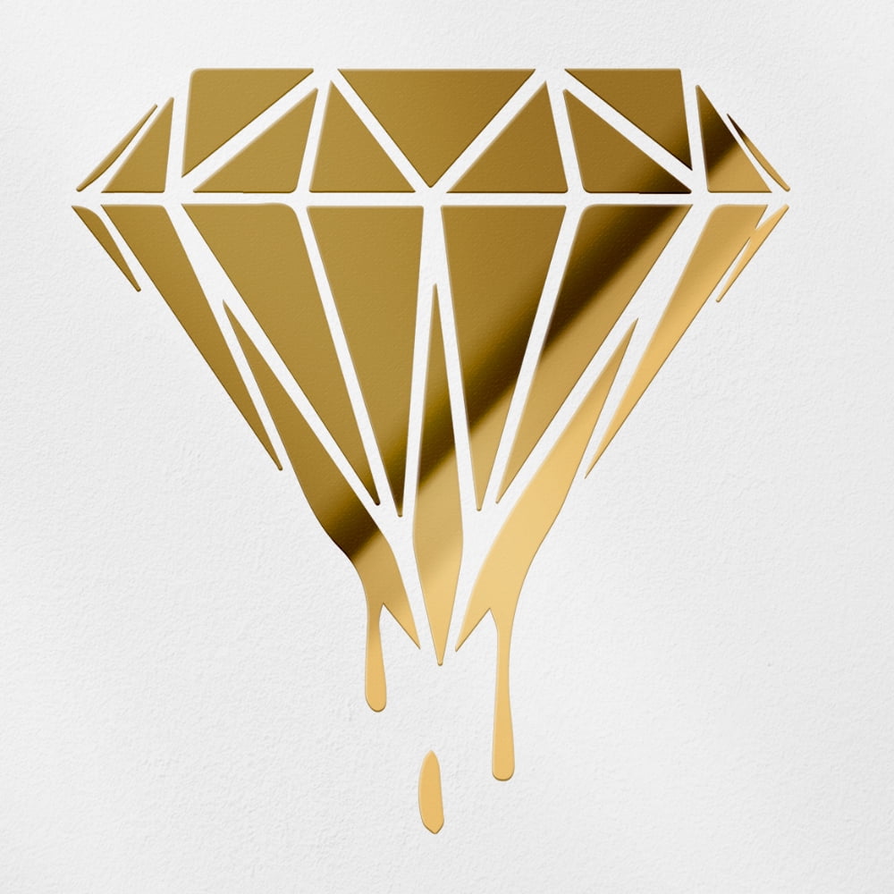 Transparent Decal Stickers Of Holodiamond Drip Dripping Diamond Drip ...