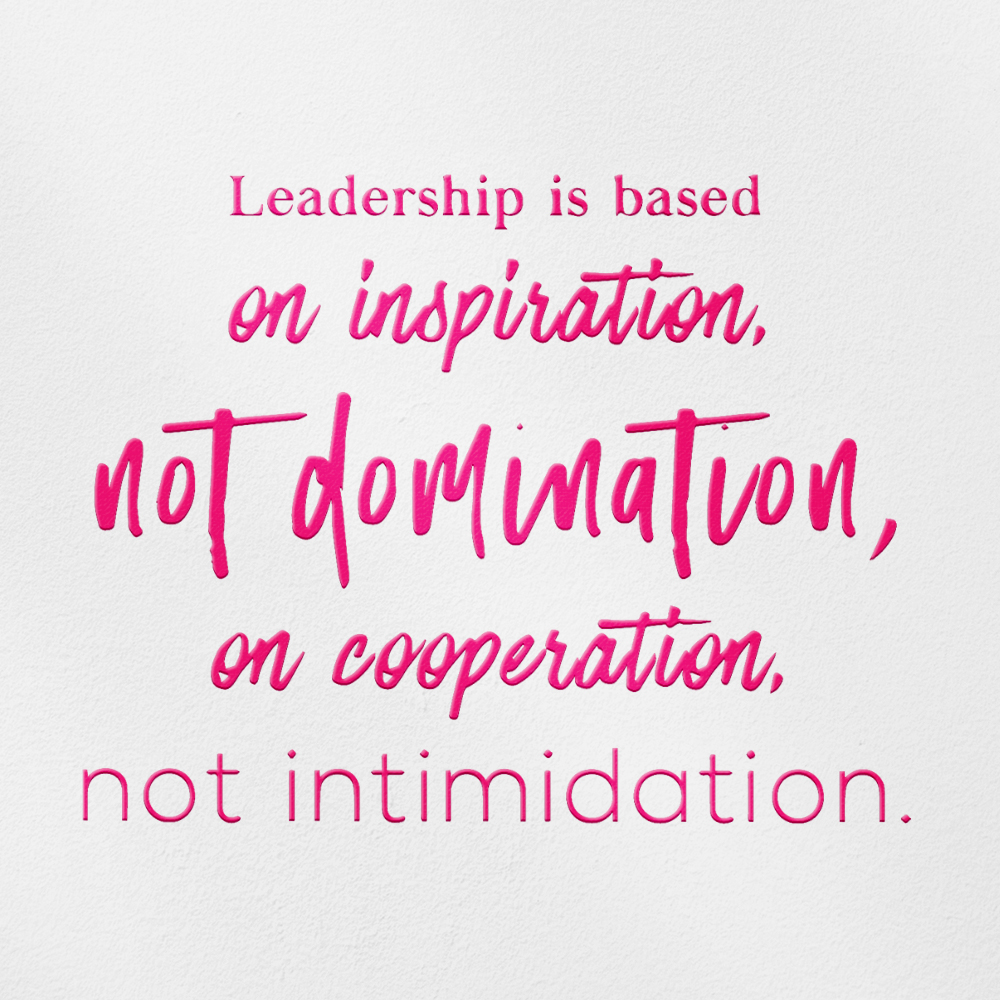 Transparent Decal Stickers Of Leadership Is Based On Inspiration Or ...