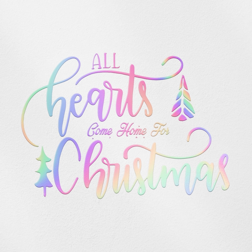 Transparent Decal Stickers Of All Heart Come Home (Hologram) Premium ...