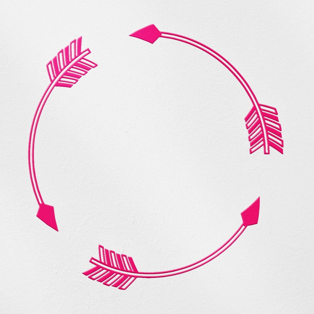 Transparent Decal Stickers Of Arrows Frames (Pink) Premium Waterproof ...