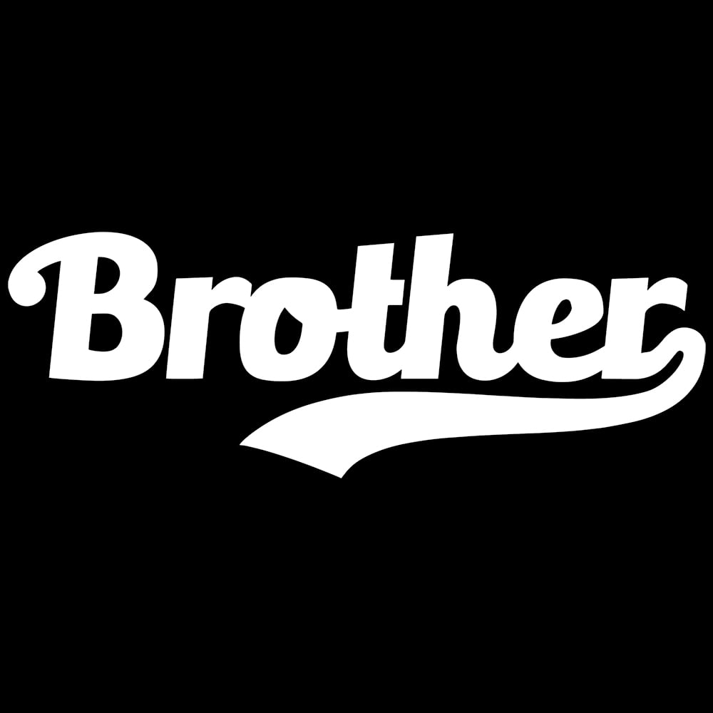 Transparent Decal Stickers Of Baseball Brother (White) Premium ...