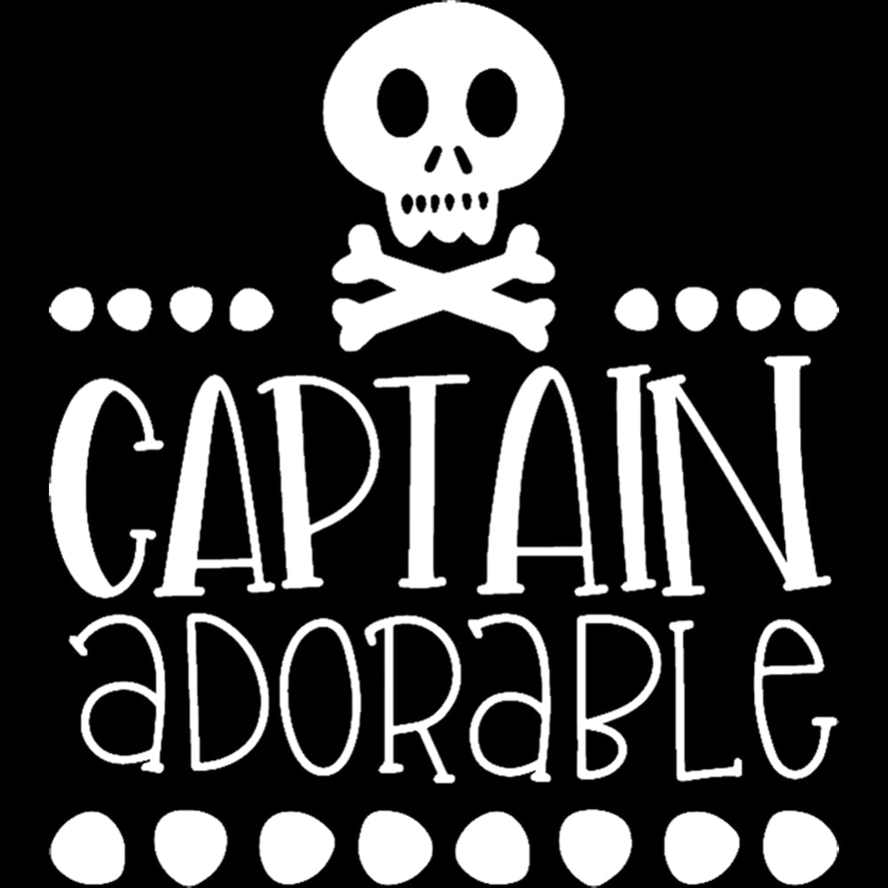 Transparent Decal Stickers Of Captain Adorable (White) Premium ...