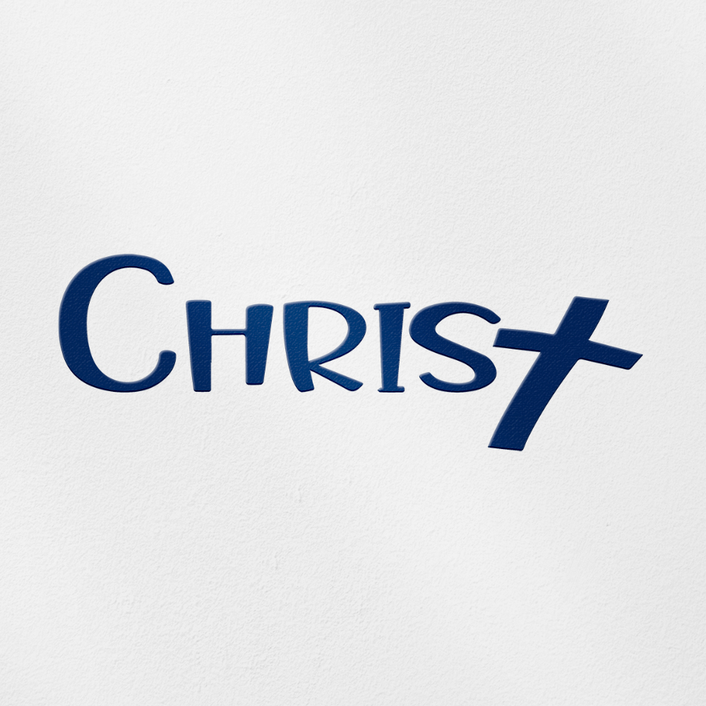 Transparent Decal Stickers Of Christ (Navy Blue) Premium Waterproof ...