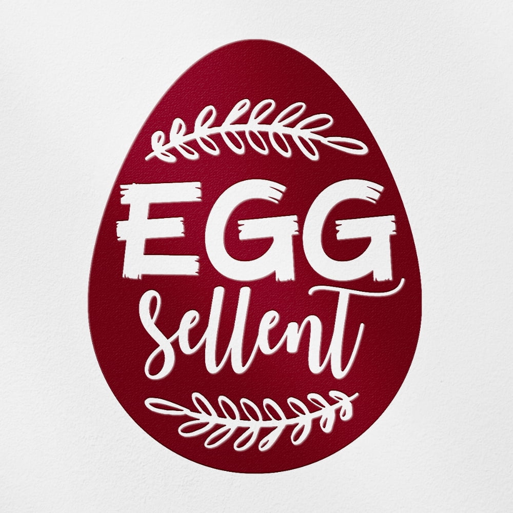 Transparent Decal Stickers Of Egg Sellent (Burgundy) Premium Waterproof ...