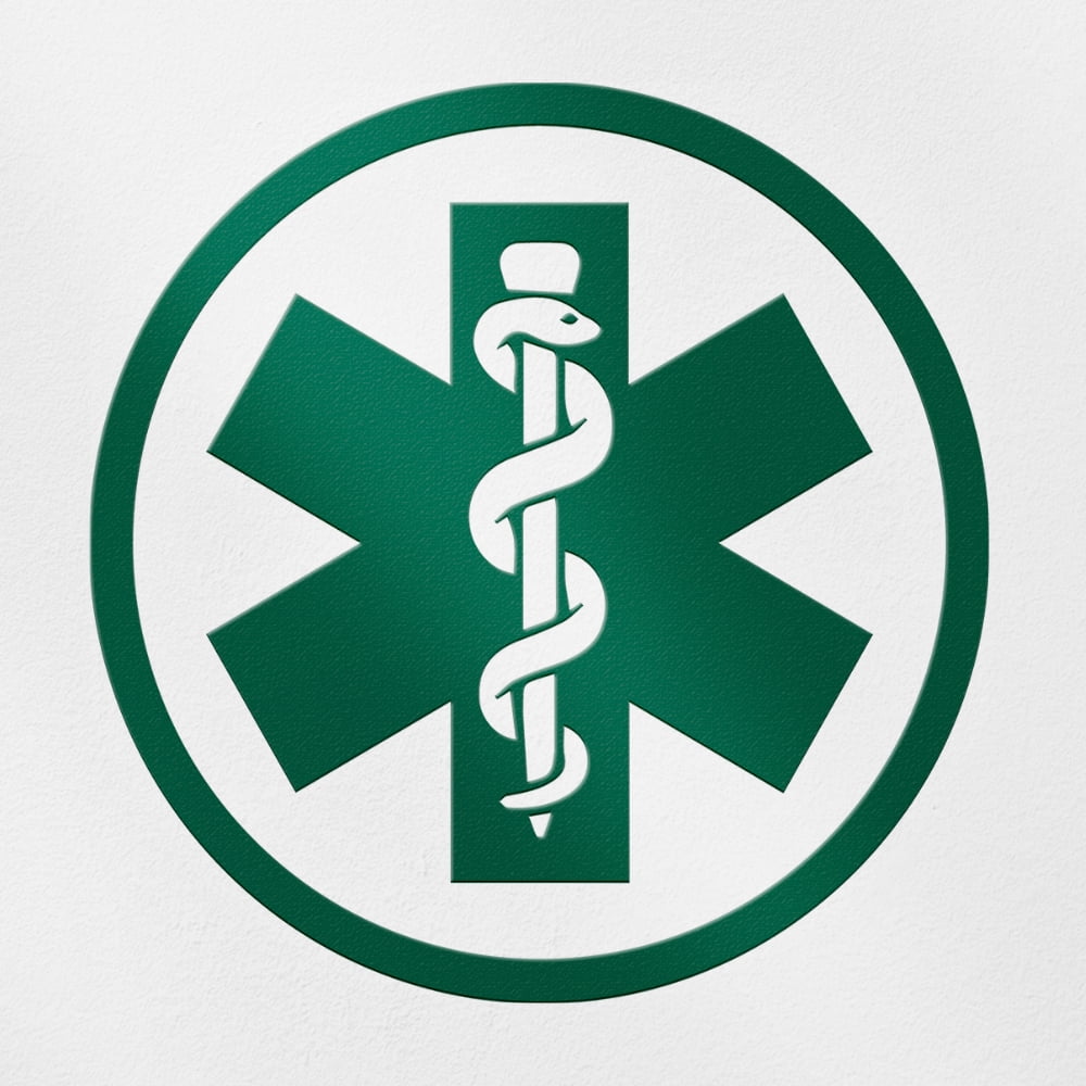Transparent Decal Stickers Of Emt Star Pvc (Green) Premium Waterproof ...