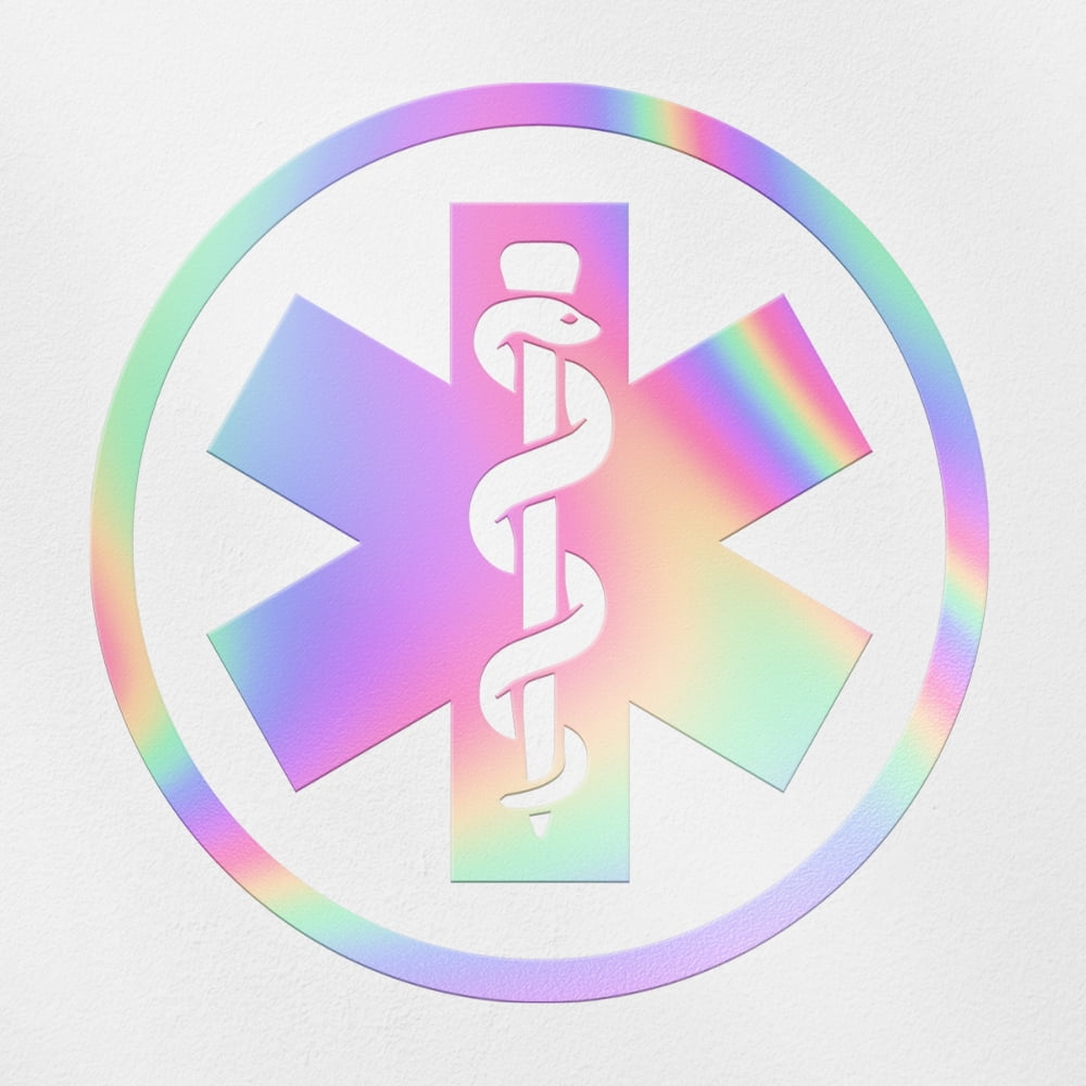 Transparent Decal Stickers Of Emt Star Pvc (Hologram) Premium ...
