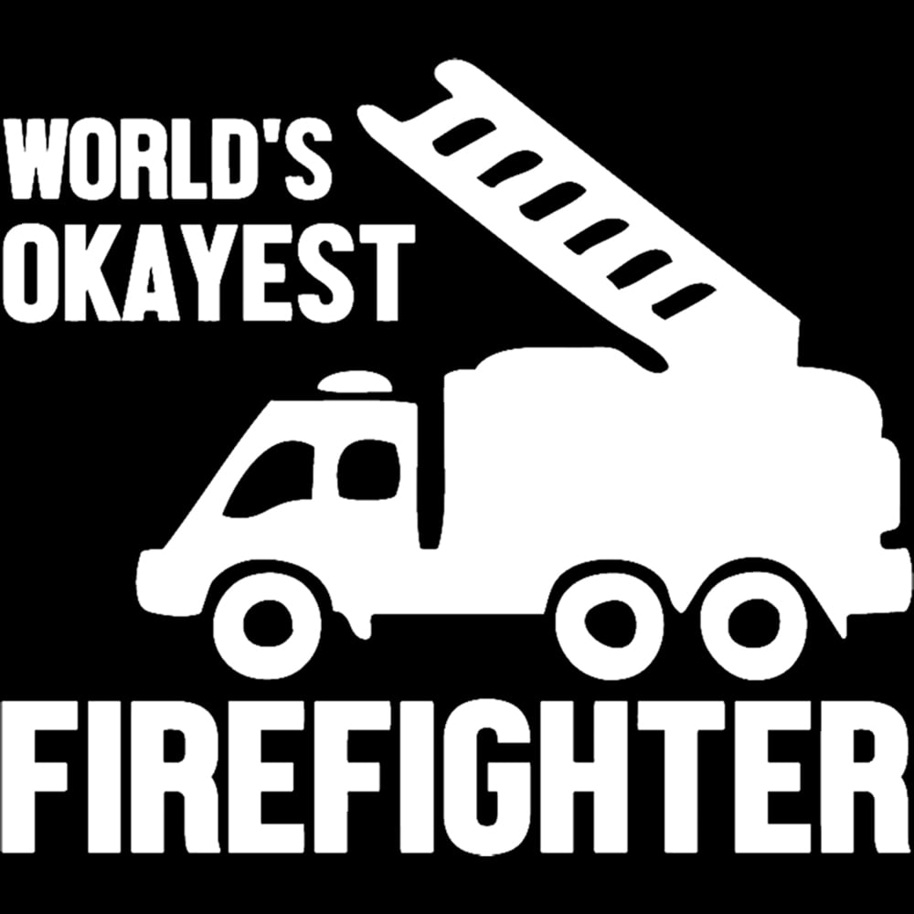 Transparent Decal Stickers Of Firefighter (White) Premium Waterproof ...