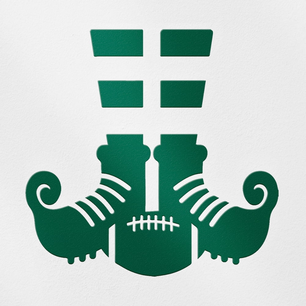 Transparent Decal Stickers Of Football Elf Legs (Green) Premium ...