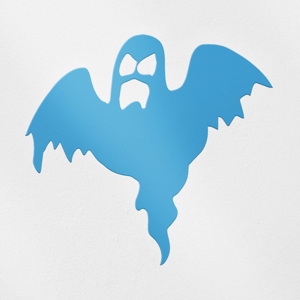 Transparent Decal Stickers Of Ghost (Azure Blue) Premium Waterproof ...