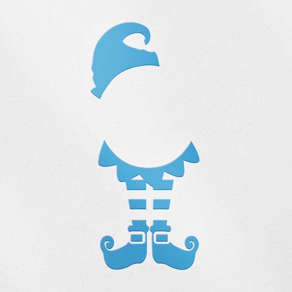 Transparent Decal Stickers Of Girl Legs Hat (Azure Blue) Premium ...