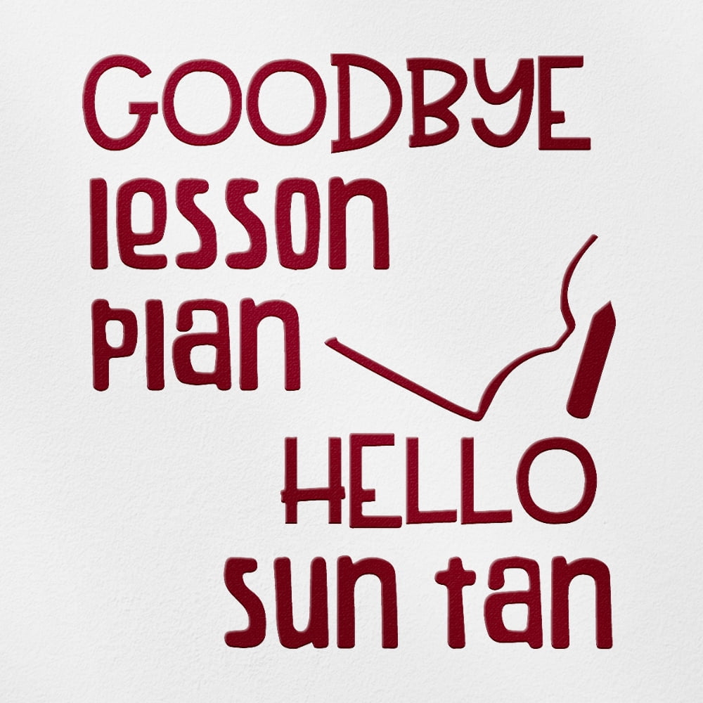 Transparent Decal Stickers Of Goodbye Lesson Plan Hello Sun Tan ...