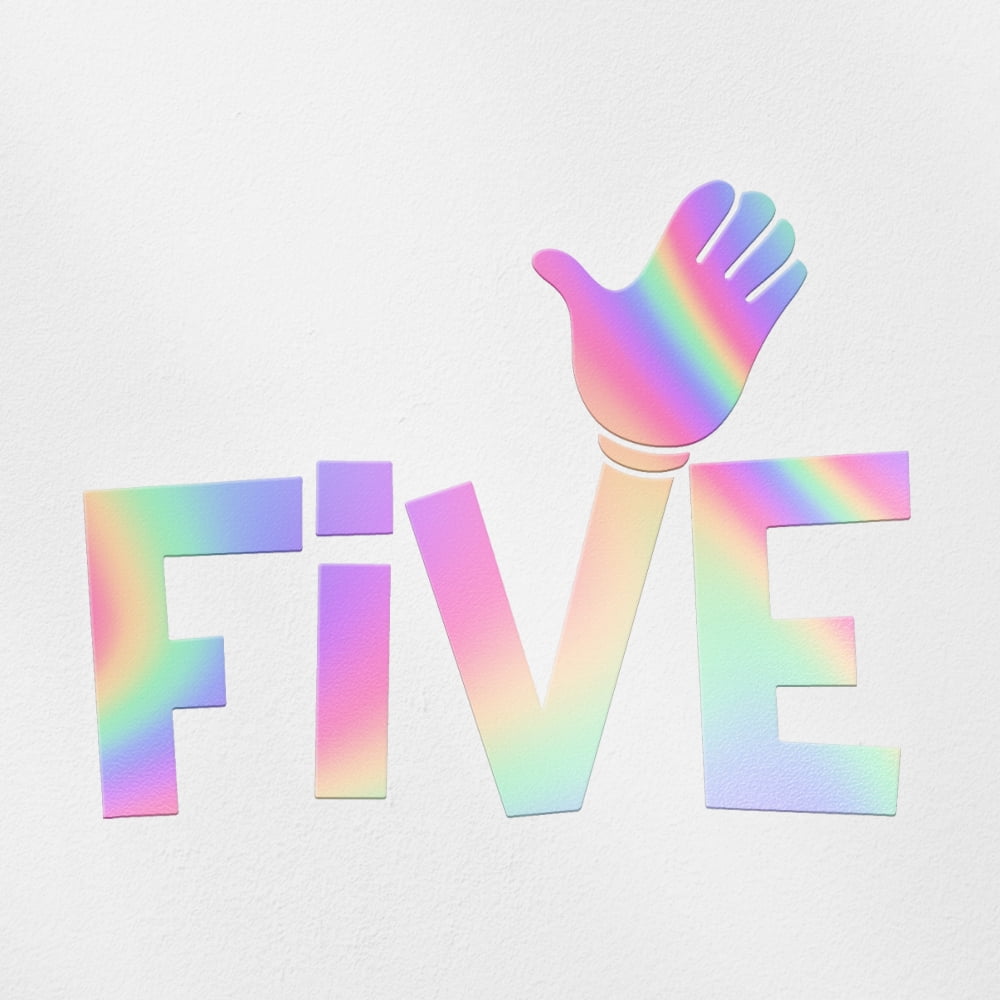 Transparent Decal Stickers Of High (Hologram) Premium Waterproof Vinyl ...