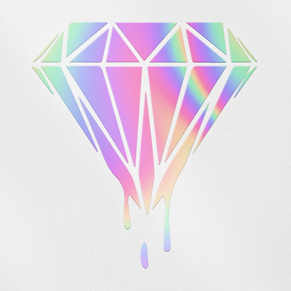 Transparent Decal Stickers Of Holodiamond Drip Dripping Diamond Drip ...
