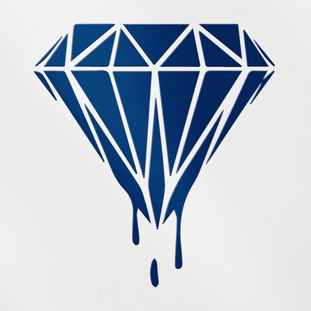 Transparent Decal Stickers Of Holodiamond Drip Dripping Diamond Drip ...