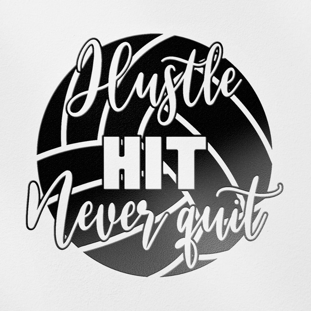 Transparent Decal Stickers Of Hustle Hit (Black) Premium Waterproof ...
