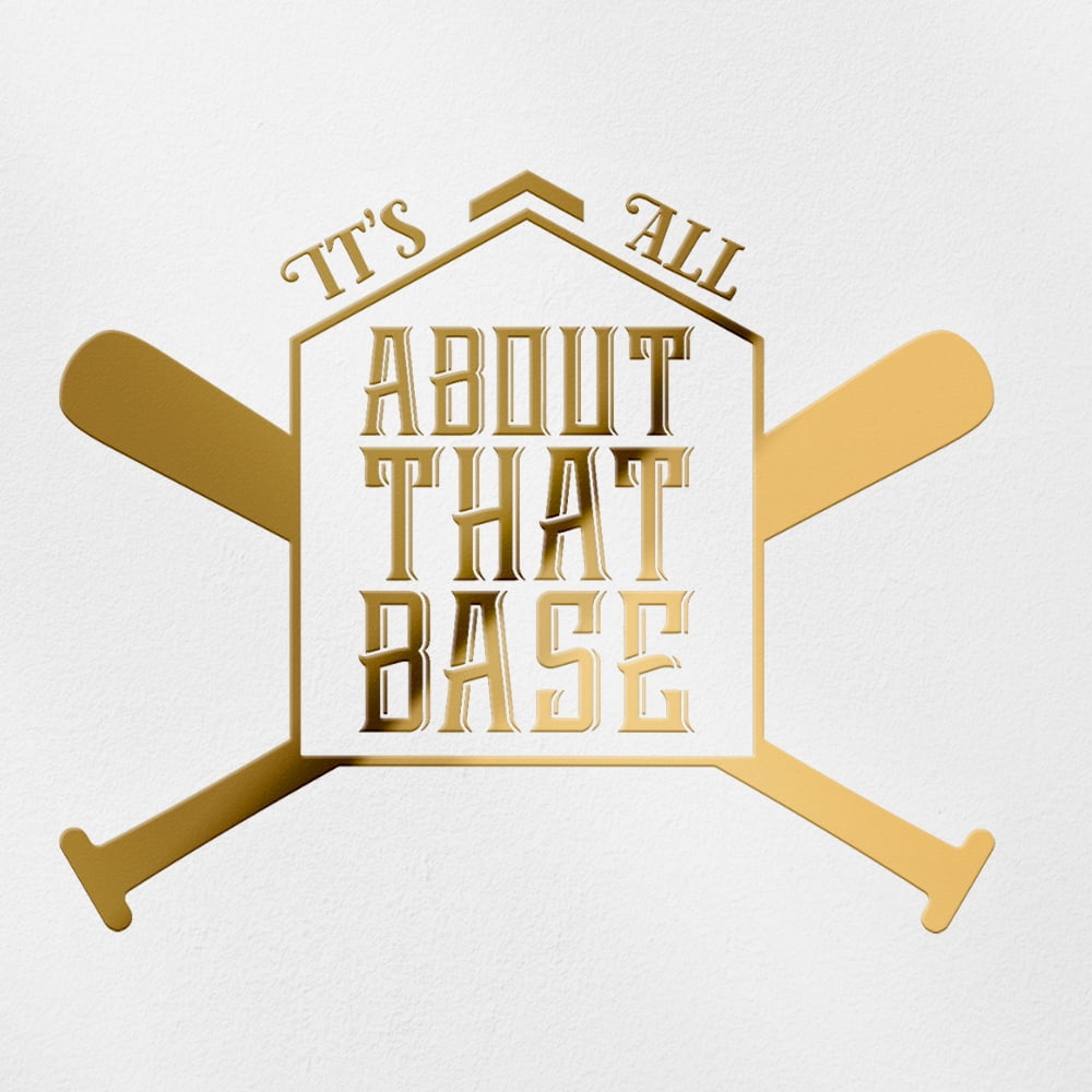 Transparent Decal Stickers Of It'S That Base (Metallic Gold) Premium ...