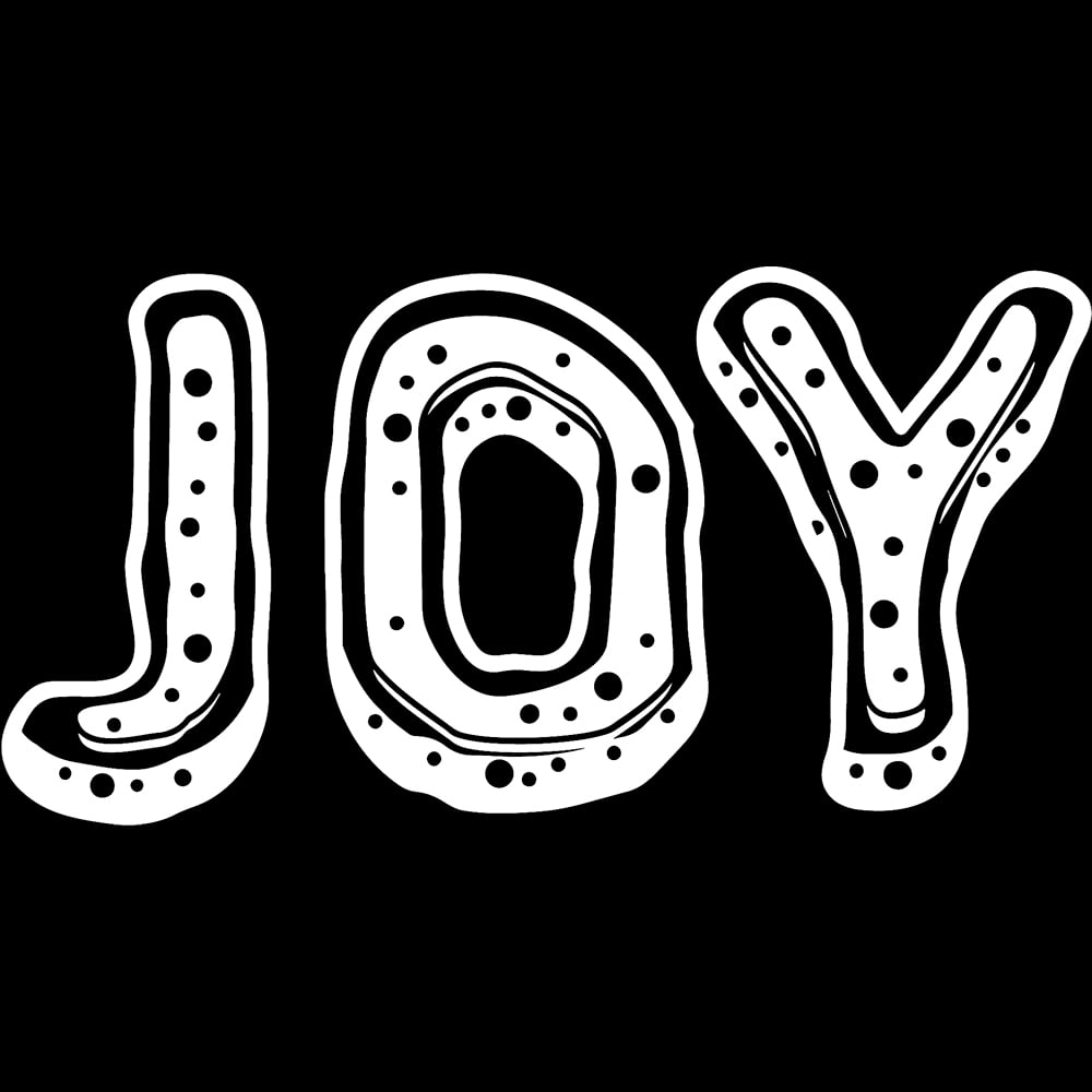 Transparent Decal Stickers Of Joy (White) Premium Waterproof Vinyl ...