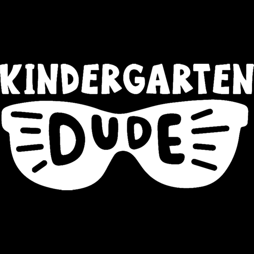 Transparent Decal Stickers Of Kindergarten Dude (White) Premium ...