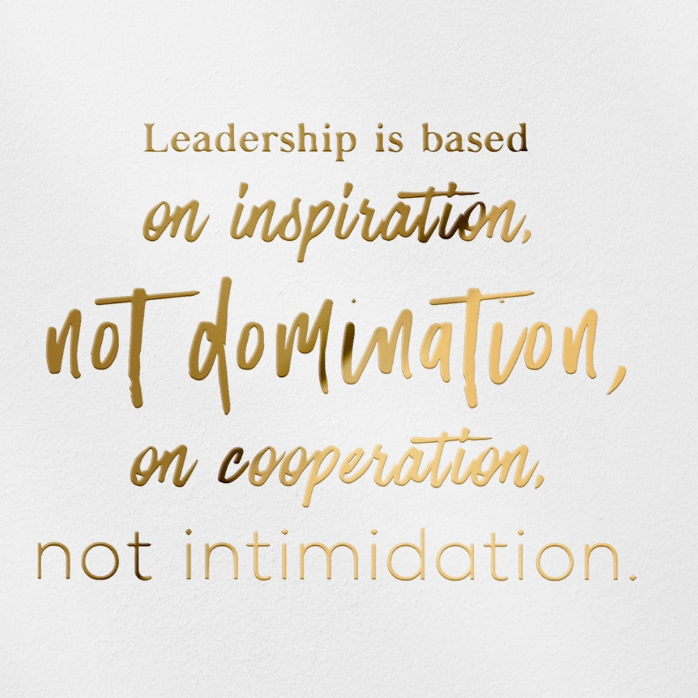 Transparent Decal Stickers Of Leadership Is Based On Inspiration Or ...
