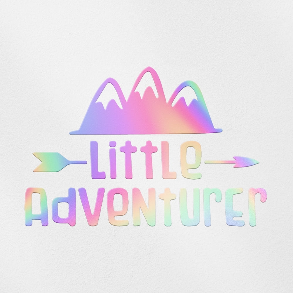 Transparent Decal Stickers Of Little Adventurer (Hologram) Premium ...
