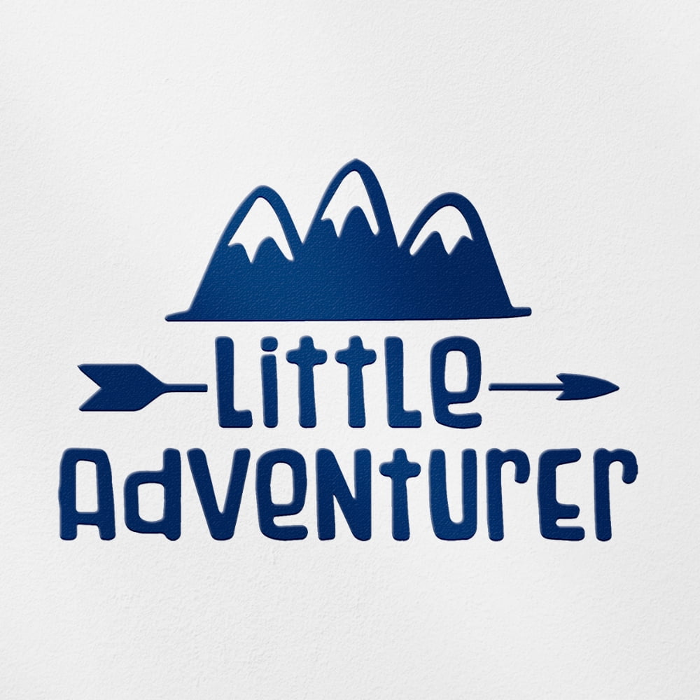 Transparent Decal Stickers Of Little Adventurer (Navy Blue) Premium ...