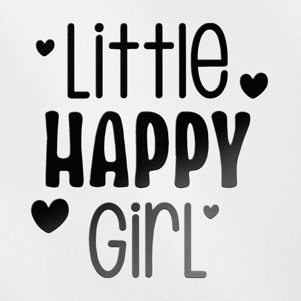 Transparent Decal Stickers Of Little (Black) Premium Waterproof Vinyl ...