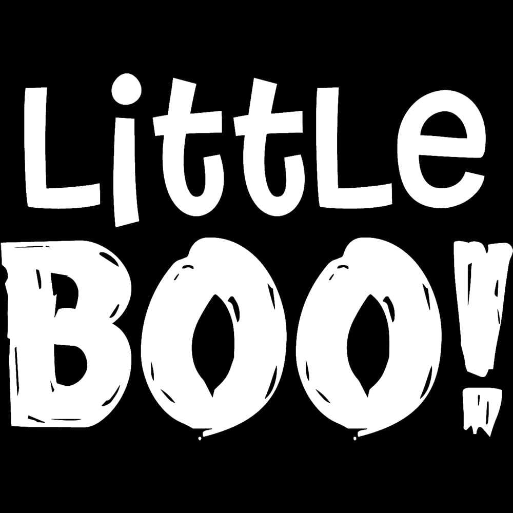 Transparent Decal Stickers Of Little Boo (White) Premium Waterproof ...