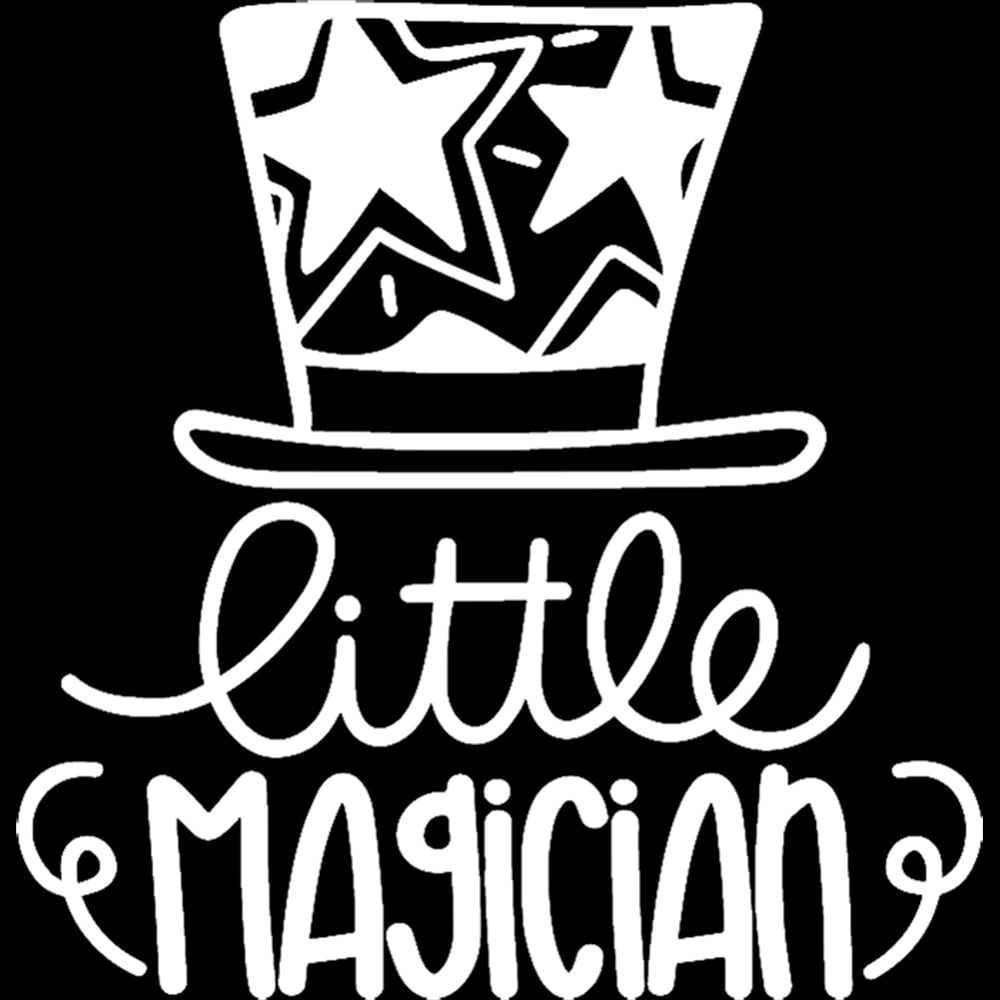 Transparent Decal Stickers Of Little Magician (White) Premium ...