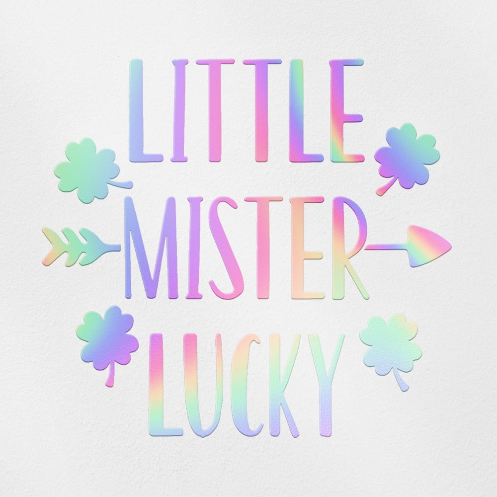 Transparent Decal Stickers Of Little Mister Lucky (Hologram) Premium ...