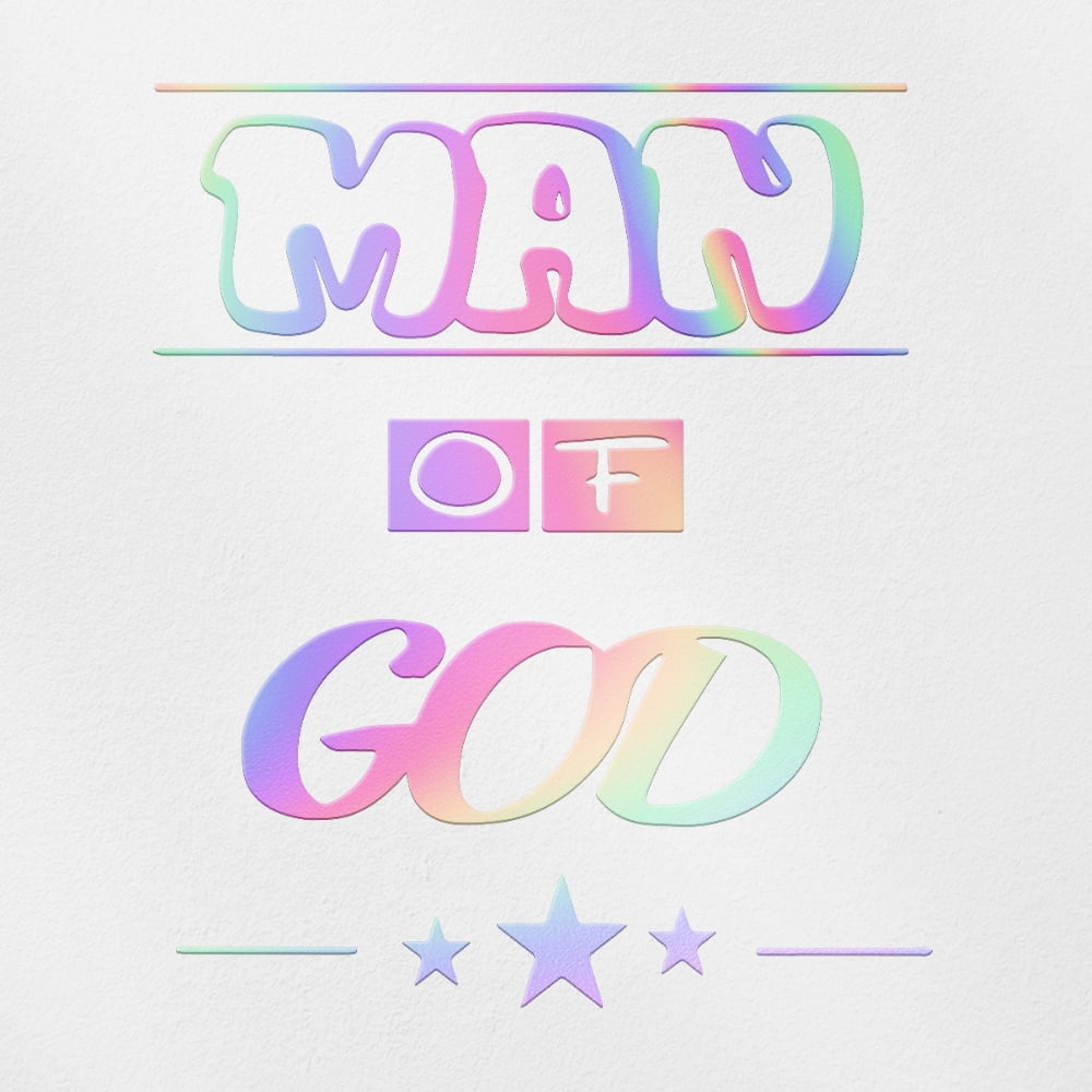 Transparent Decal Stickers Of Man Of God (Hologram) Premium Waterproof ...