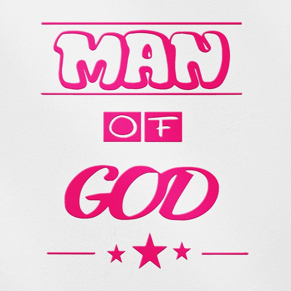 Transparent Decal Stickers Of Man Of God (Pink) Premium Waterproof ...