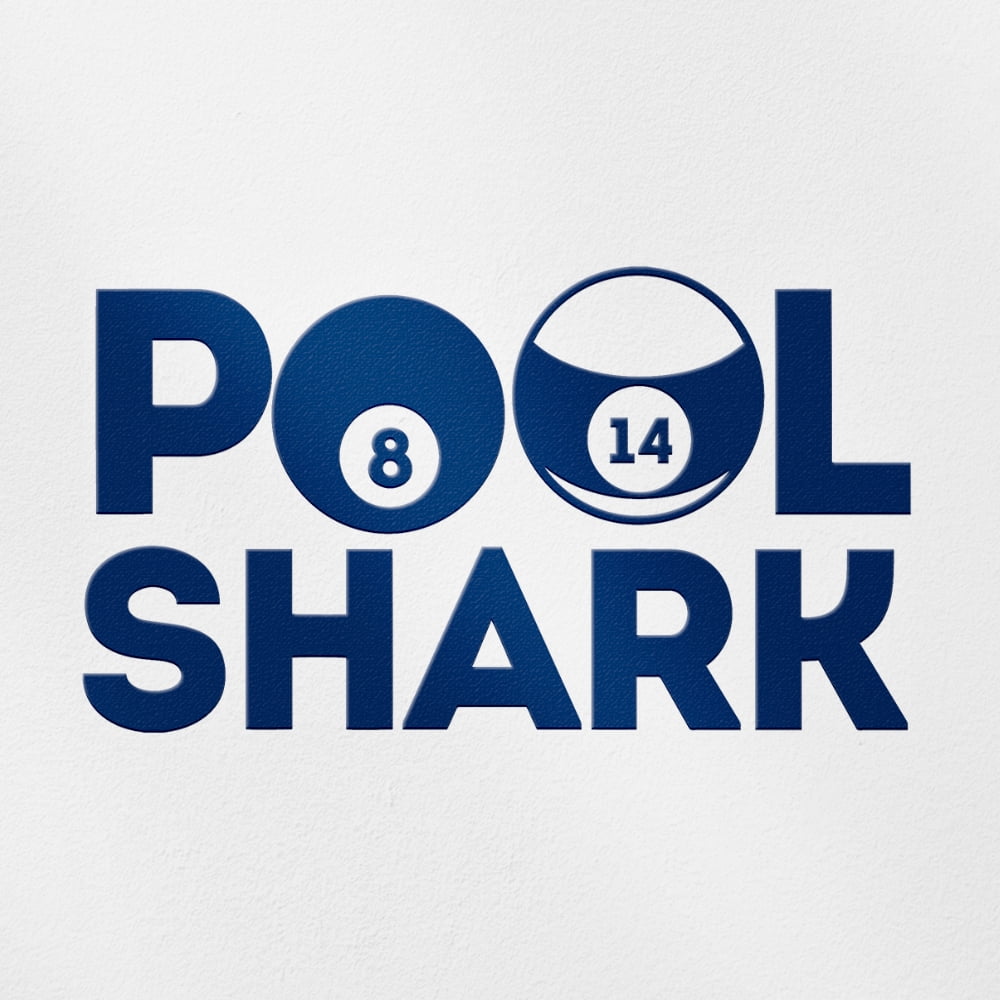 Transparent Decal Stickers Of Pool Shark (Navy Blue) Premium Waterproof ...