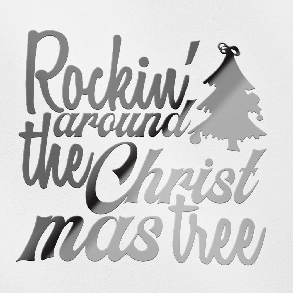 Transparent Decal Stickers Of Rockin (Metallic Silver) Premium ...