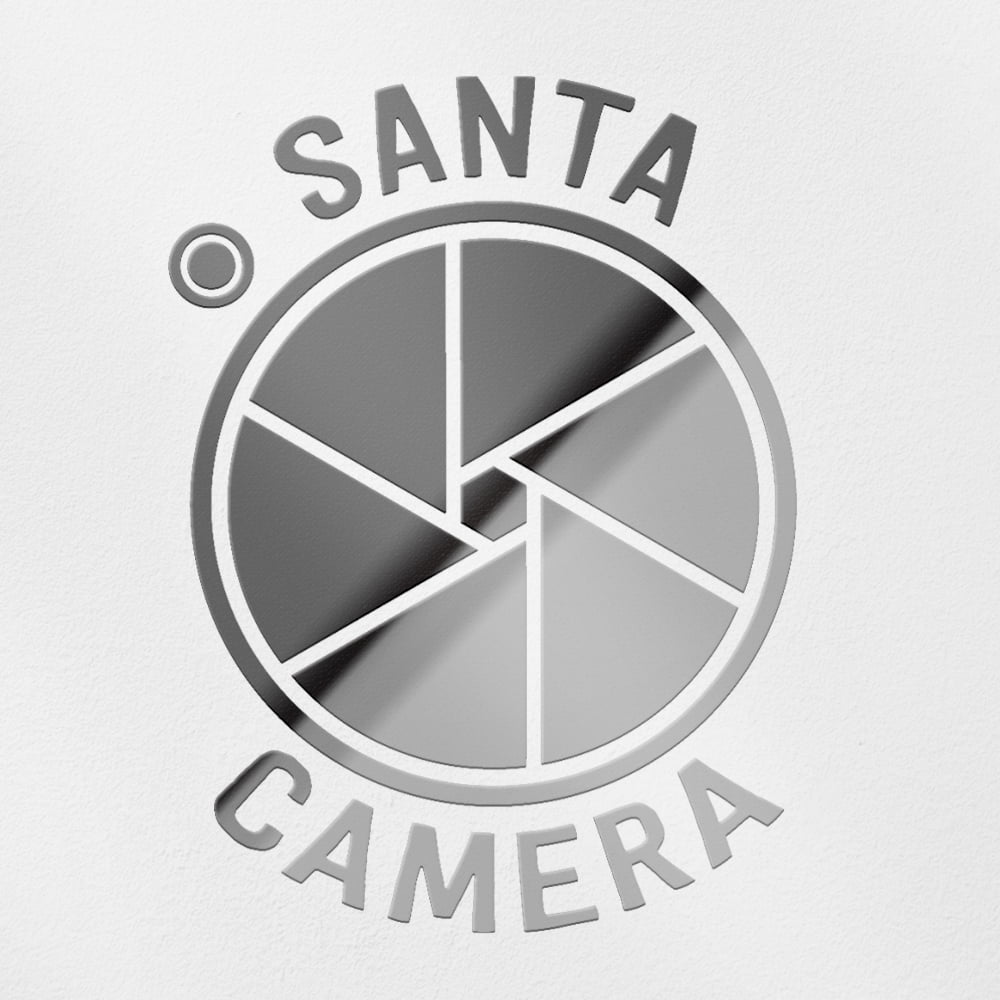 Transparent Decal Stickers Of Santa Cam (Metallic Silver) Premium ...