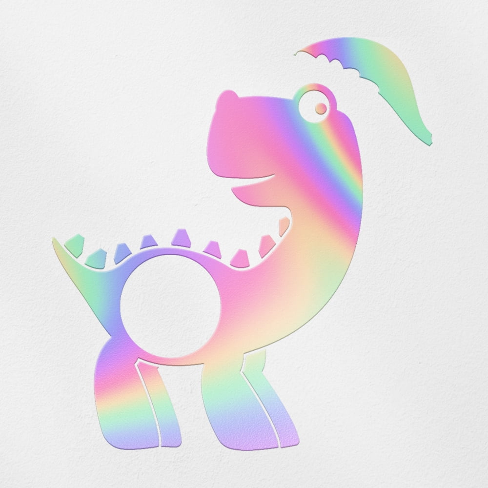 Transparent Decal Stickers Of Santasaurus Frames (Hologram) Premium ...