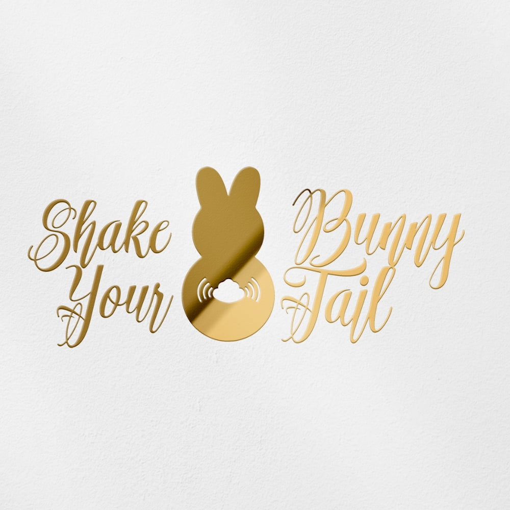Transparent Decal Stickers Of Shake Your (Metallic Gold) Premium ...