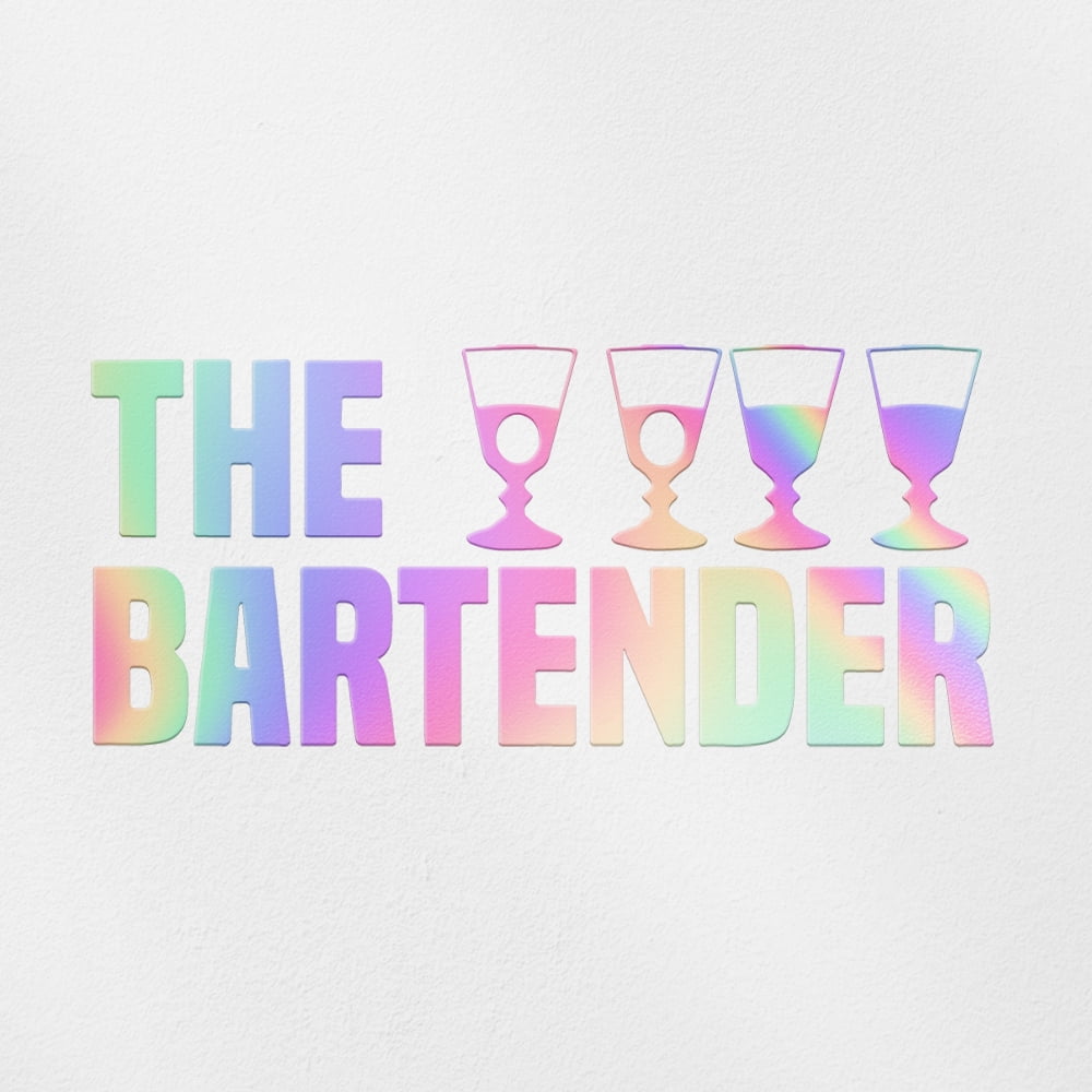 Transparent Decal Stickers Of The Bartender (Hologram) Premium ...