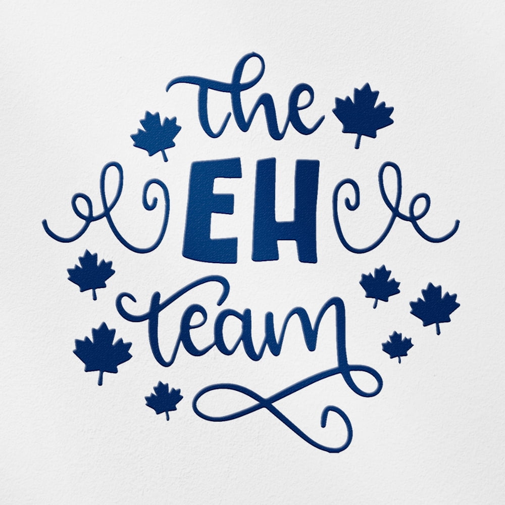 Transparent Decal Stickers Of The Eh Team (Navy Blue) Premium ...
