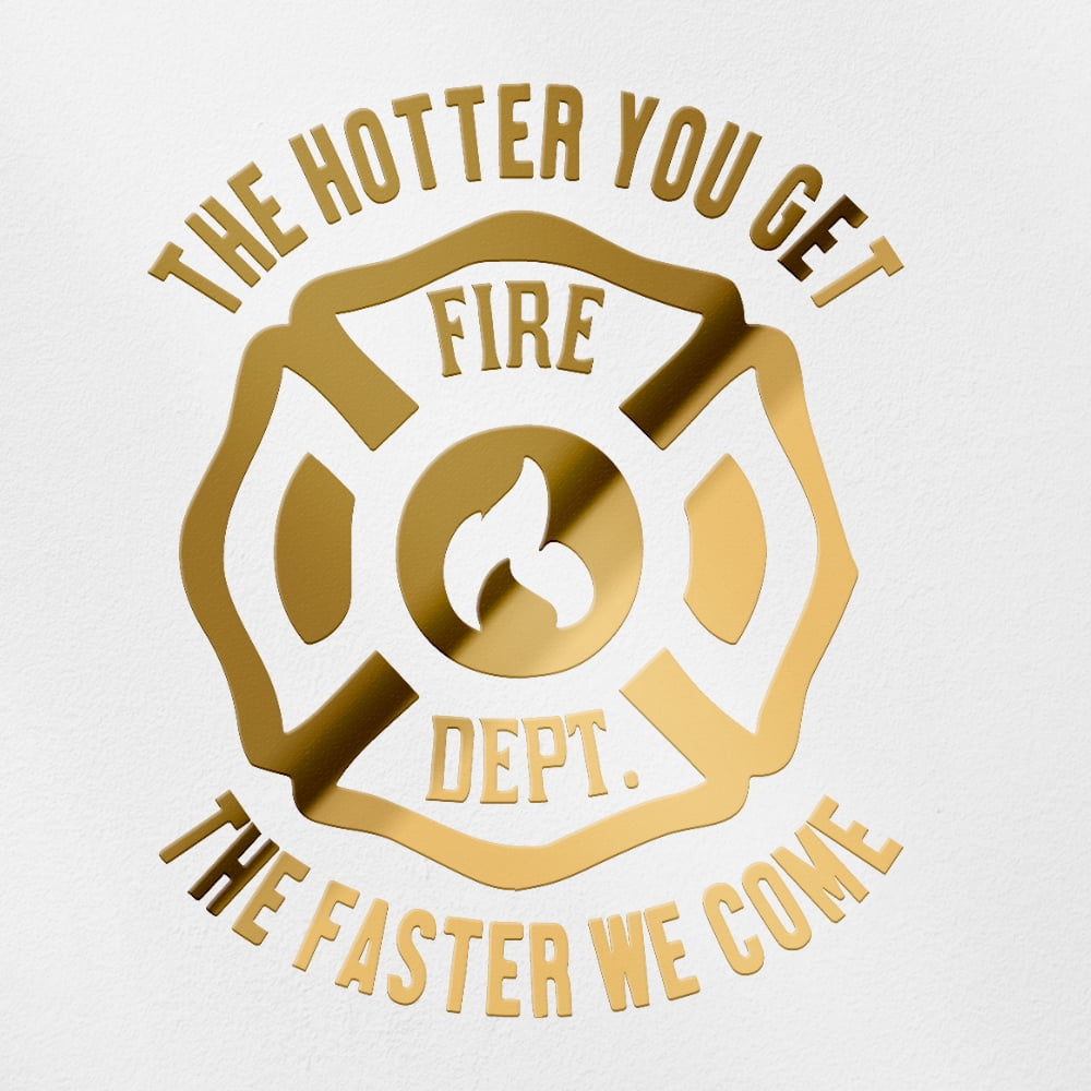 Transparent Decal Stickers Of The Hotter You Get The Faster We Come ...