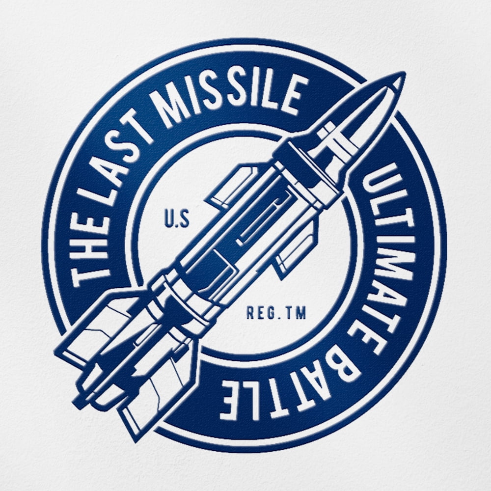 Transparent Decal Stickers Of The Last Missile (Navy Blue) Premium ...