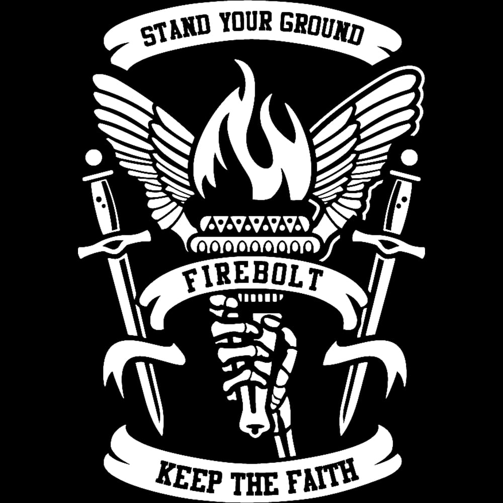 Transparent Decal Stickers Of Torch Stand Your Ground Keep The Faith ...