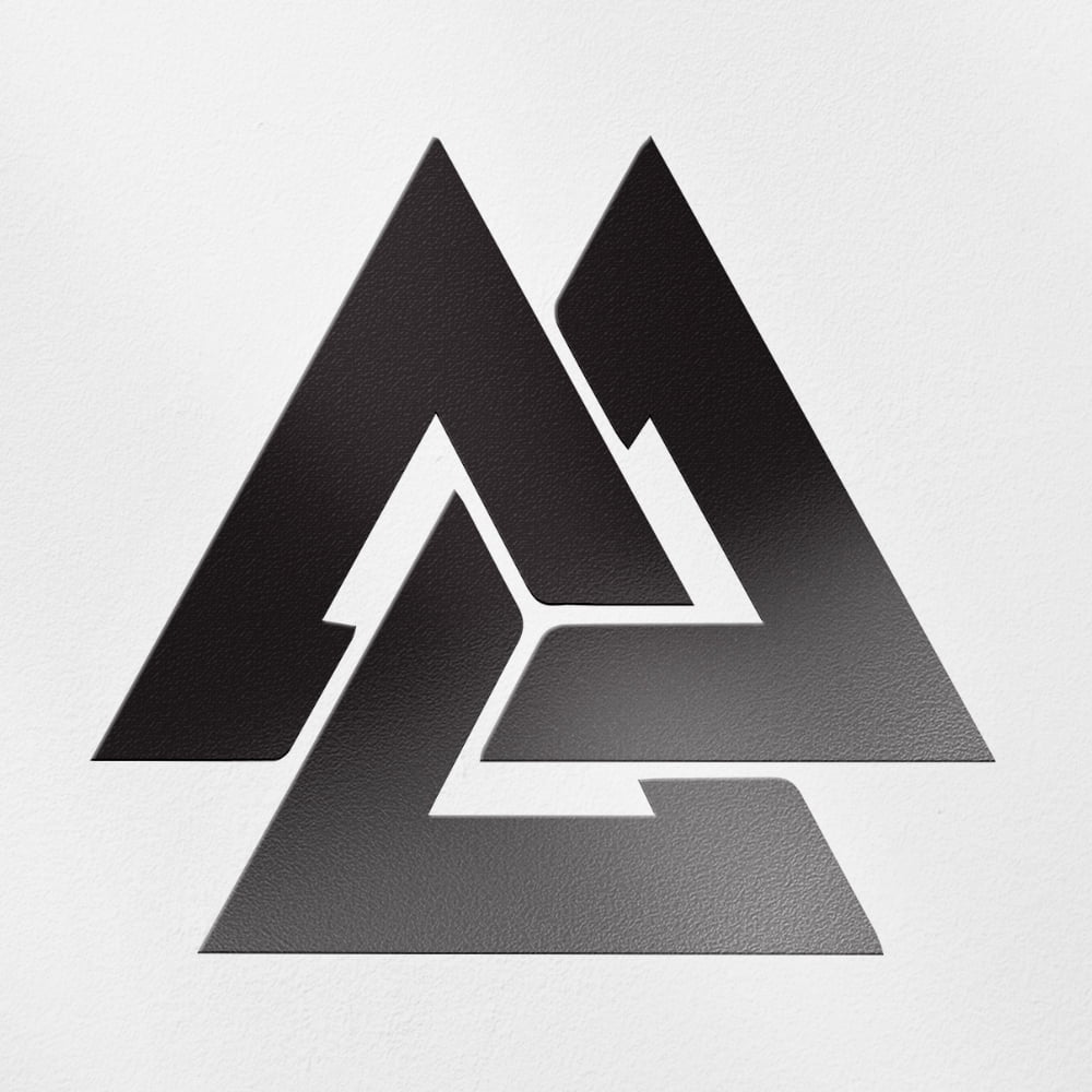 Transparent Decal Stickers Of Valknut Odinnn Norse God Viking Symbol ...
