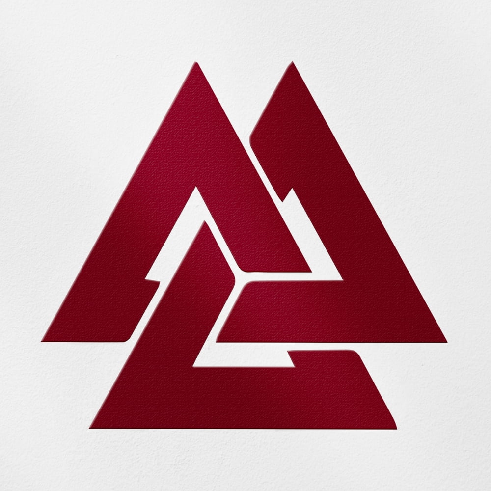 Transparent Decal Stickers Of Valknut Odinnn Norse God Viking Symbol ...