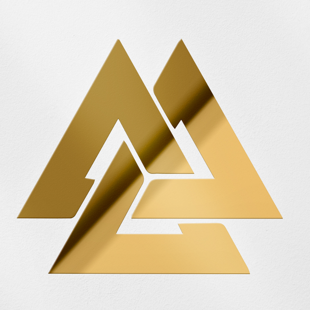 Transparent Decal Stickers Of Valknut Odinnn Norse God Viking Symbol ...