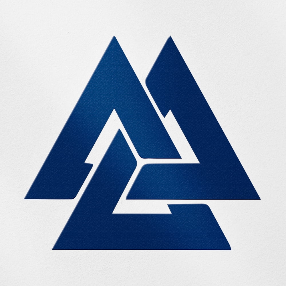 Transparent Decal Stickers Of Valknut Odinnn Norse God Viking Symbol ...