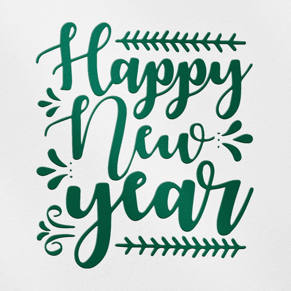 Transparent Decal Stickers Of Year (Green) Premium Waterproof Vinyl ...