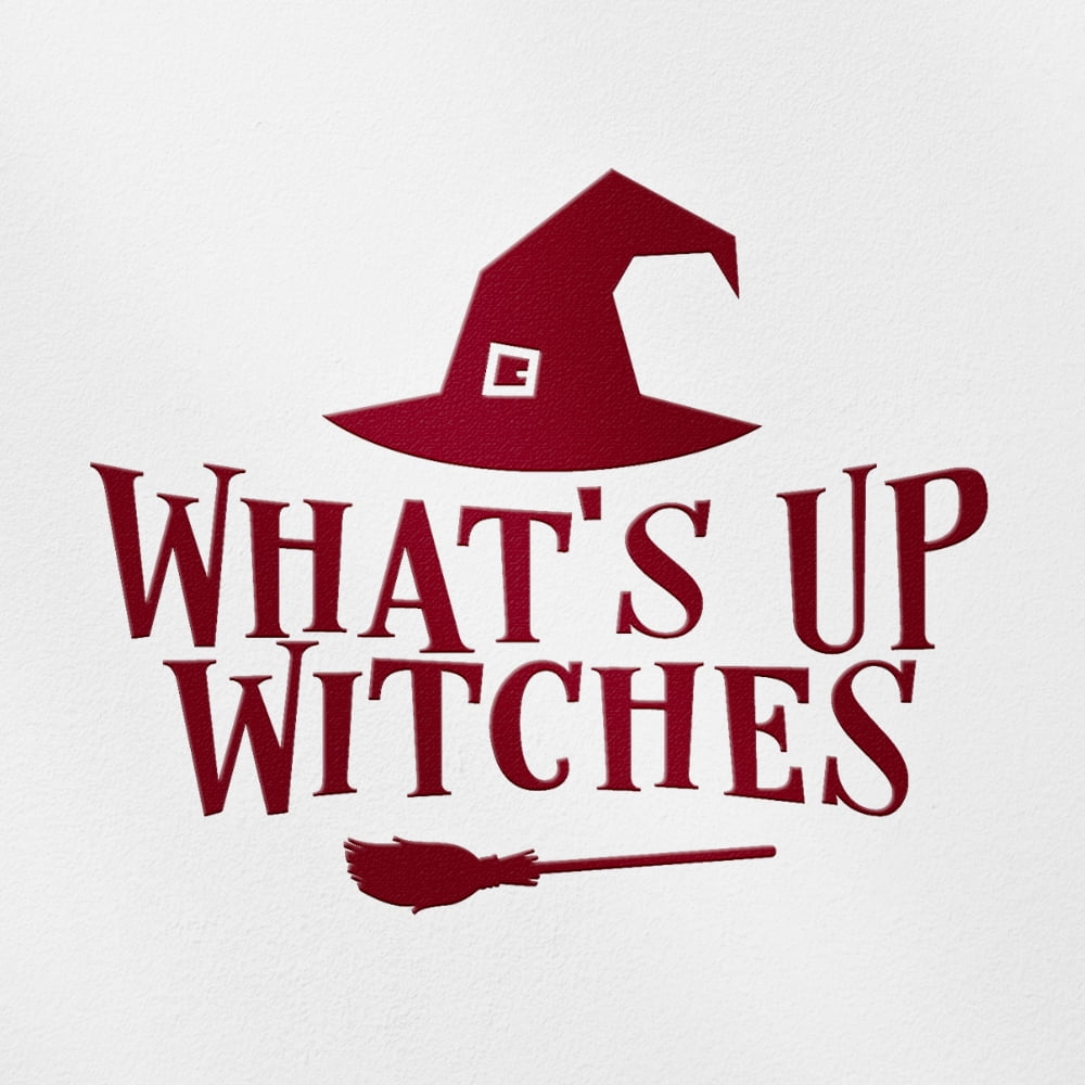 Transparent Decal Stickers Of Witches (Burgundy) Premium Waterproof ...