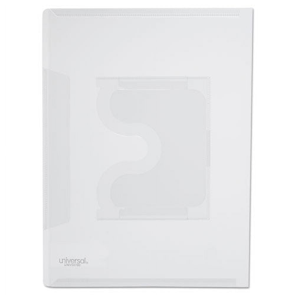 Transparent Deluxe Locking Project Files With Cd-Rom Holder, Letter ...
